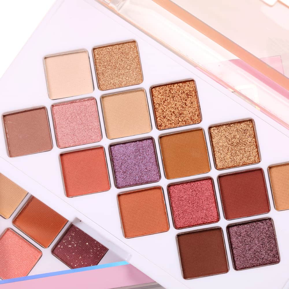 Ultra Creamy Pigmented Blendable Matte Pearl Eyeshadow Palette – Florafaery